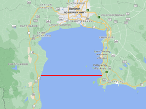 Thai Bridge: a proposed sea bridge across the Bay of Bangkok